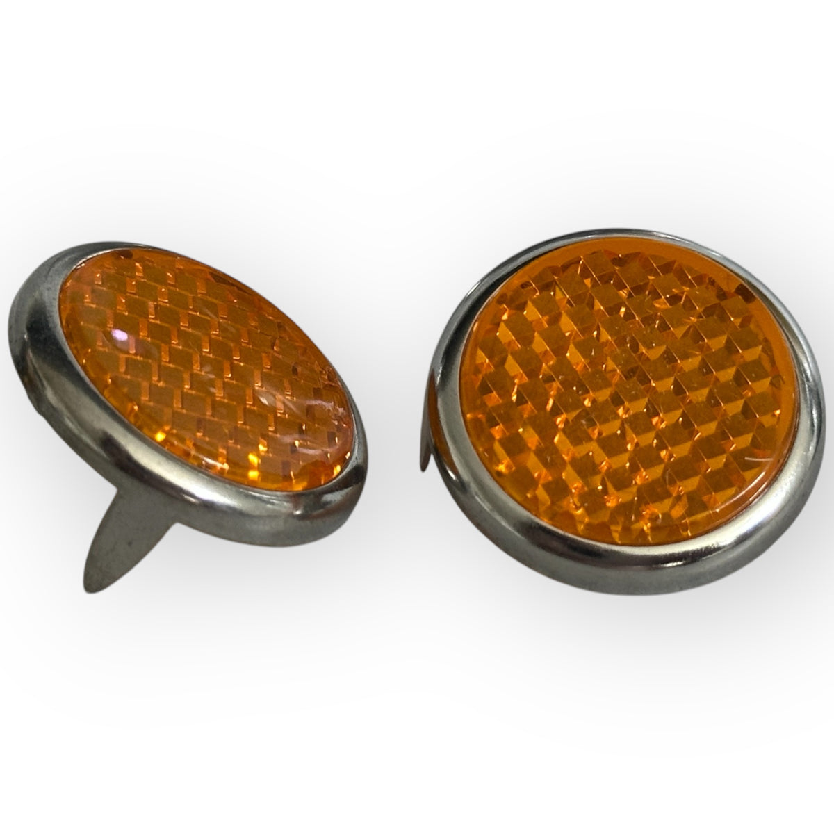 Amber Mounted Reflectors 25mm 1 1/16” – Bling in the Ring
