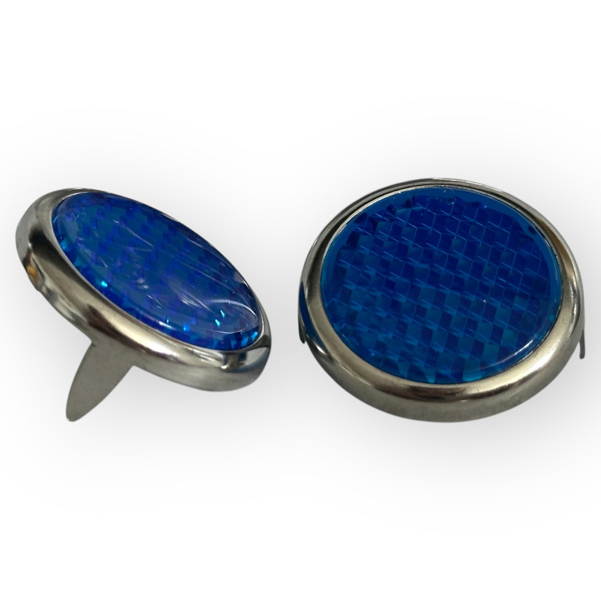 Blue Mounted Reflectors 25mm 1 1/16” – Bling in the Ring