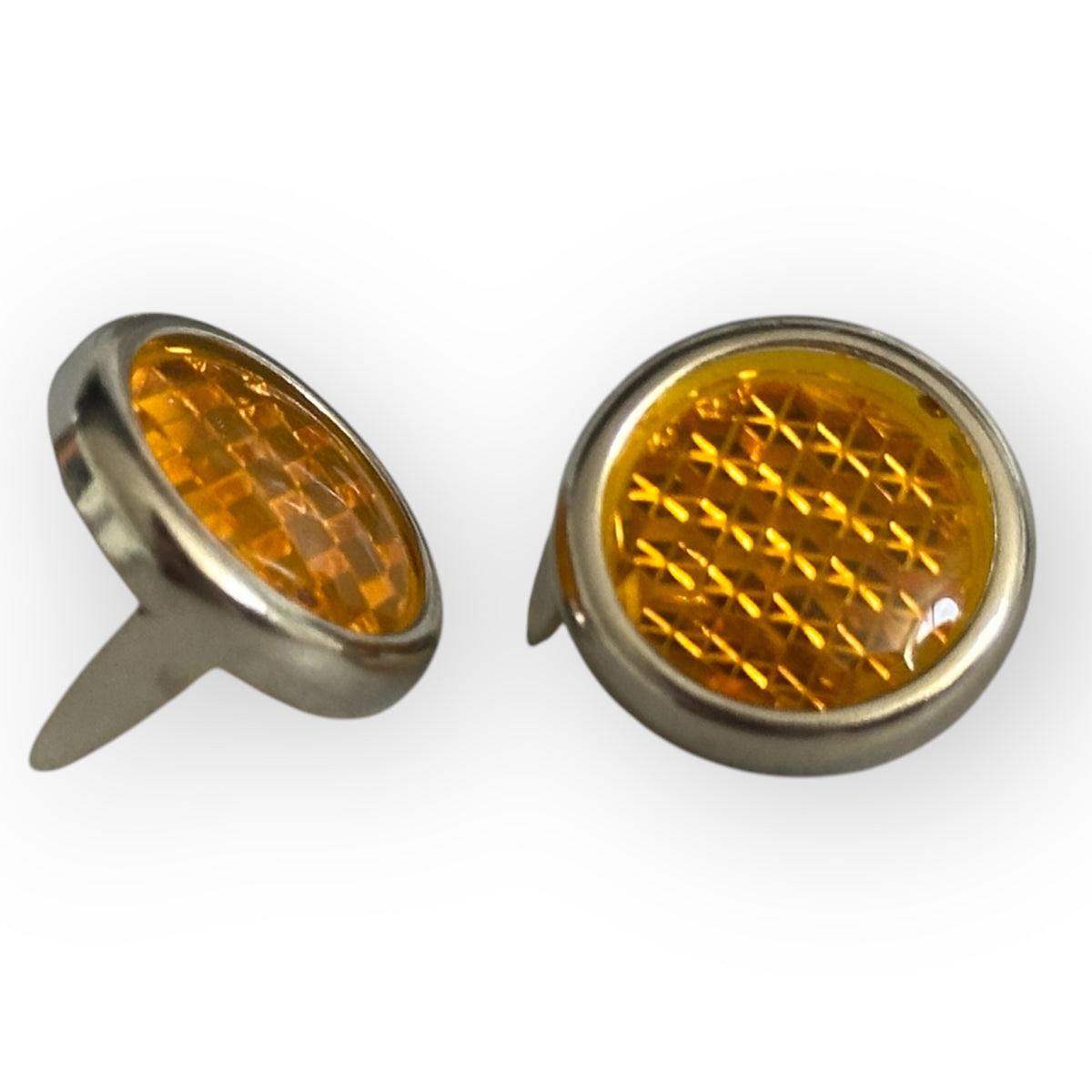 Amber Mounted Reflectors 15mm 5/8” – Bling in the Ring