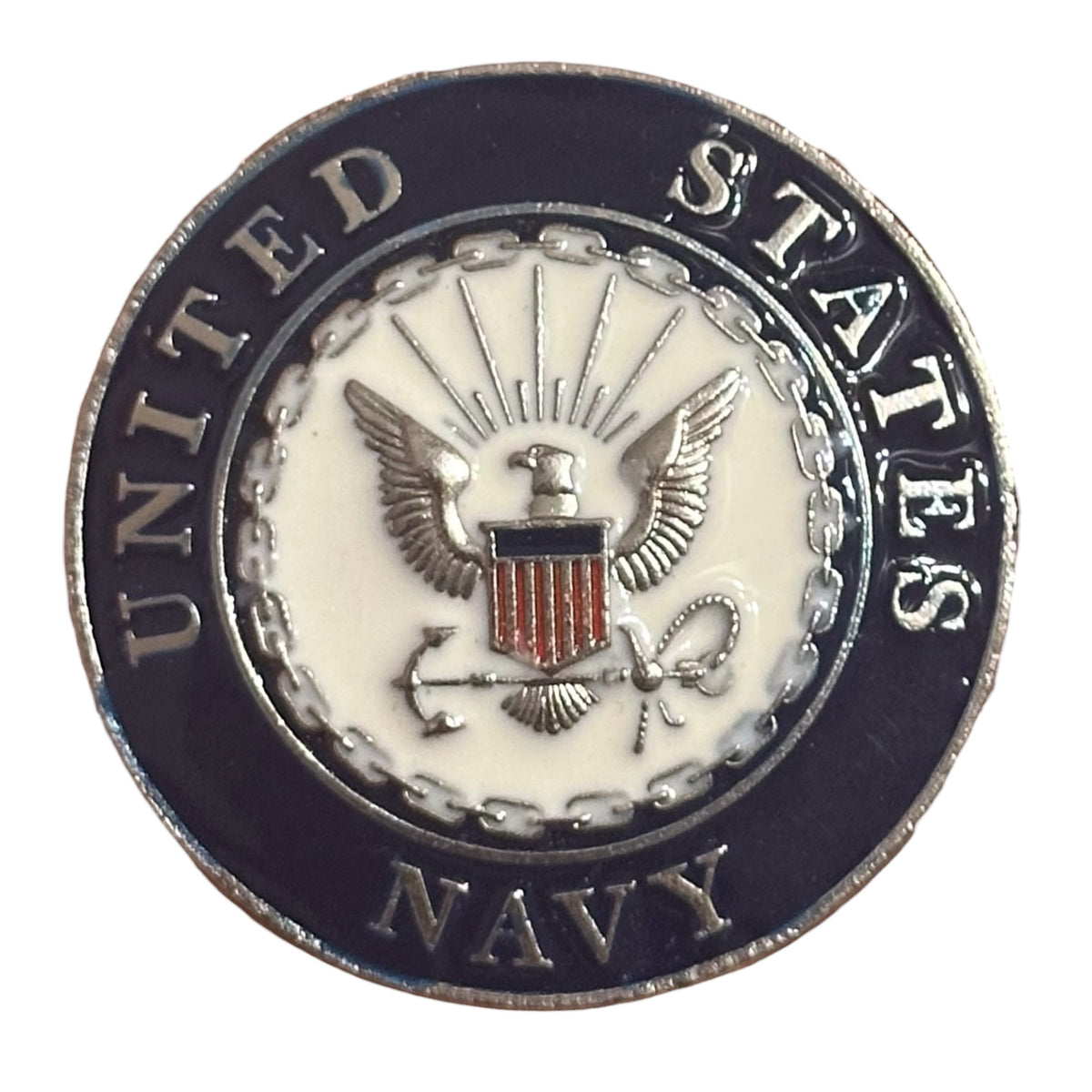 Navy Screw-Back Concho – Bling in the Ring