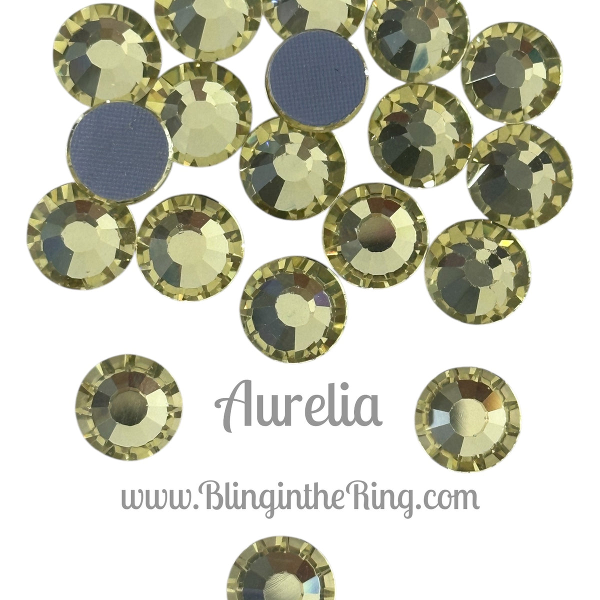 Flat-Back Crystal Jonquil – Aurelia Crystals | Bling in the Ring