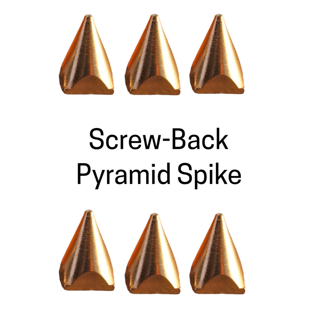 Screw-Back Pyramid Spike – Bling in the Ring